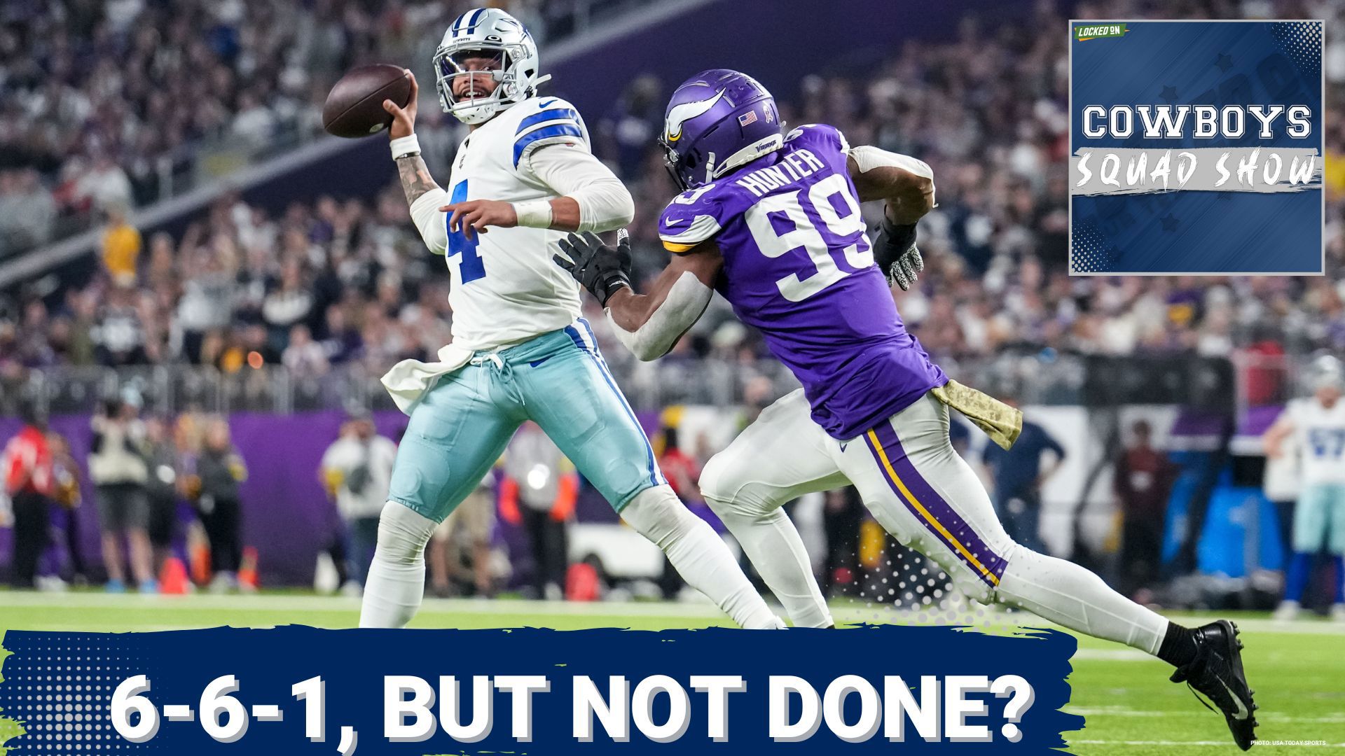 COWBOYS SQUAD SHOW: The Cowboys face a must-win against the Vikings on ...