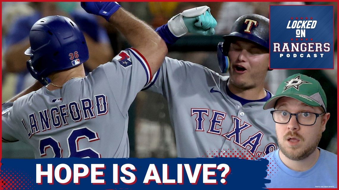 Rangers sweep A's reviving playoff hopes headed into September | 12news.com