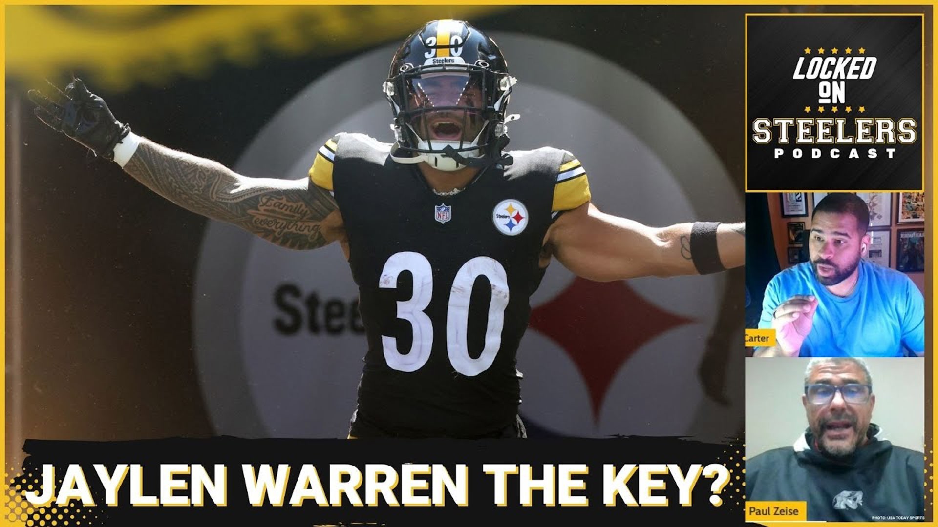 Steelers' Jaylen Warren the Key to Unlock Best Version of Aaron Rodgers ...