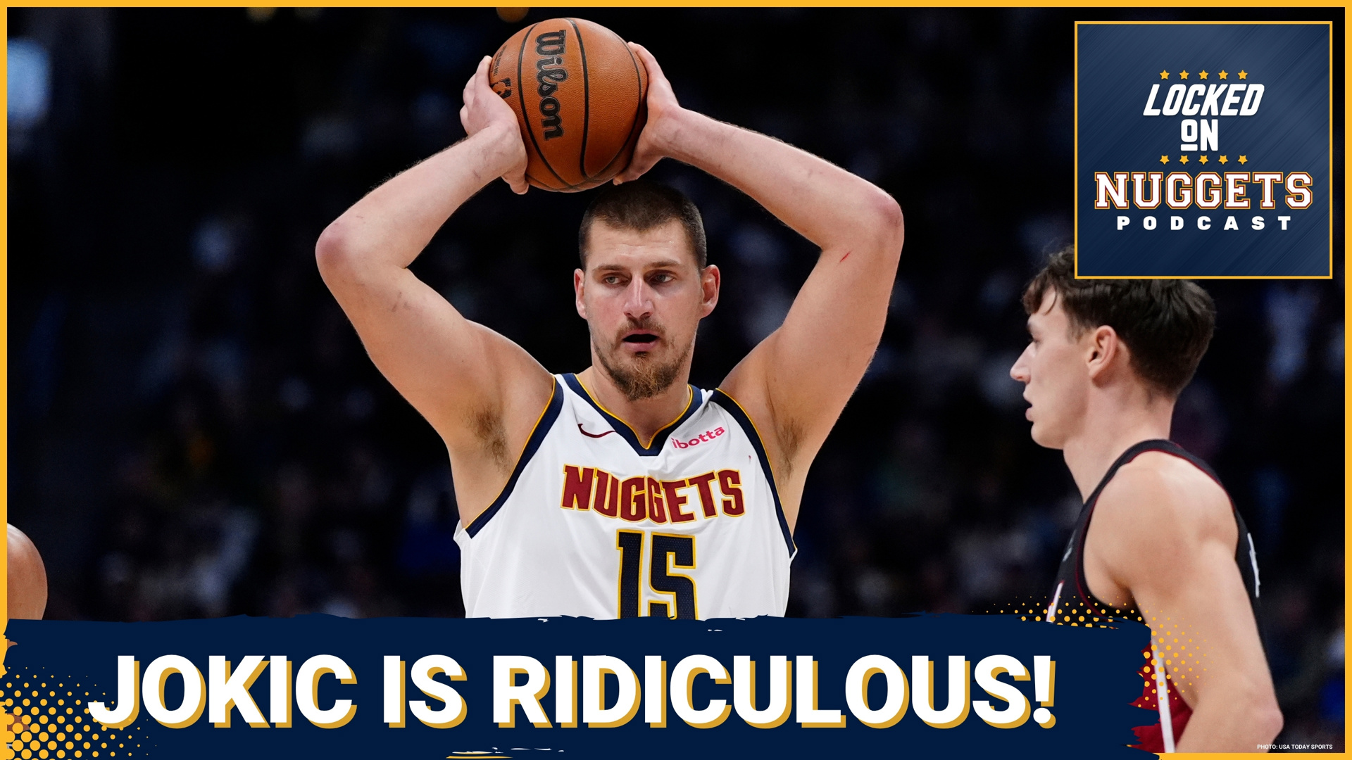 JOKIC GOES NUTS! Nuggets win vs Heat on INSANE Nikola Jokic triple-double | Denver Nuggets ...