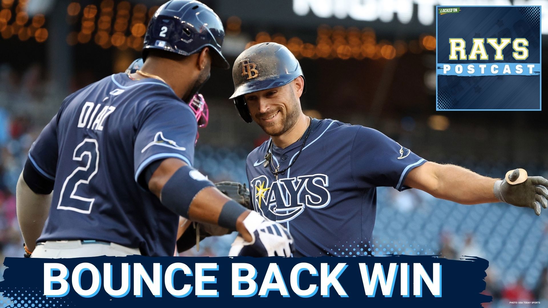 RAYS POSTCAST: The Tampa Bay Rays BOUNCE BACK vs the Washington ...
