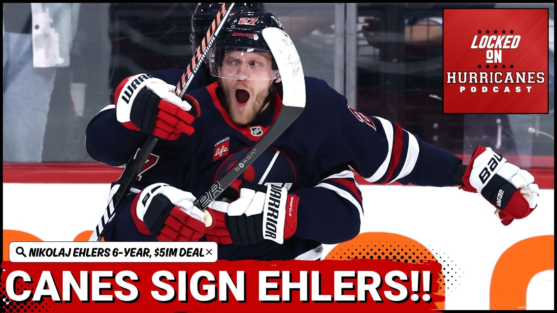 The Carolina Hurricanes Sign Nikolaj Ehlers for Six Seasons! | 12news.com