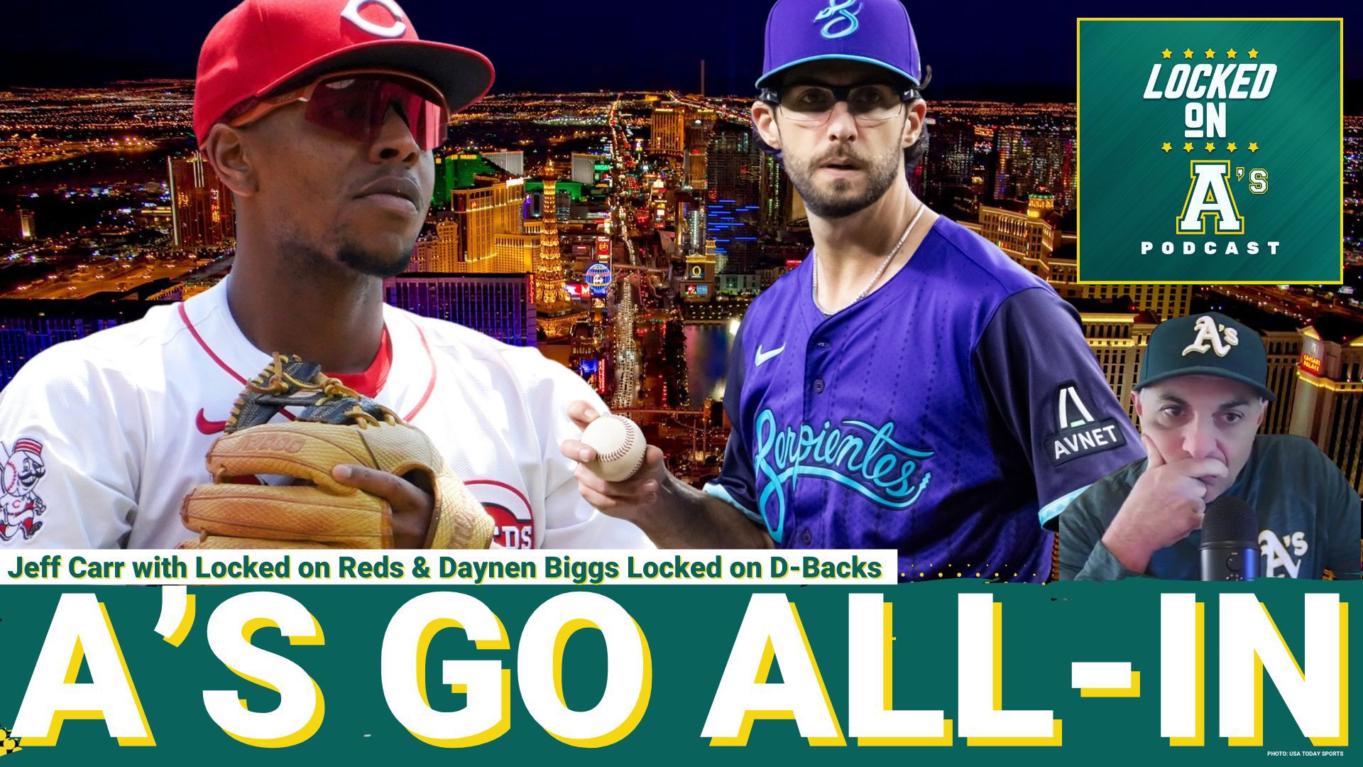A'S GO ALL IN: Special Guests, Jeff Carr with Locked on Reds & Daynen ...