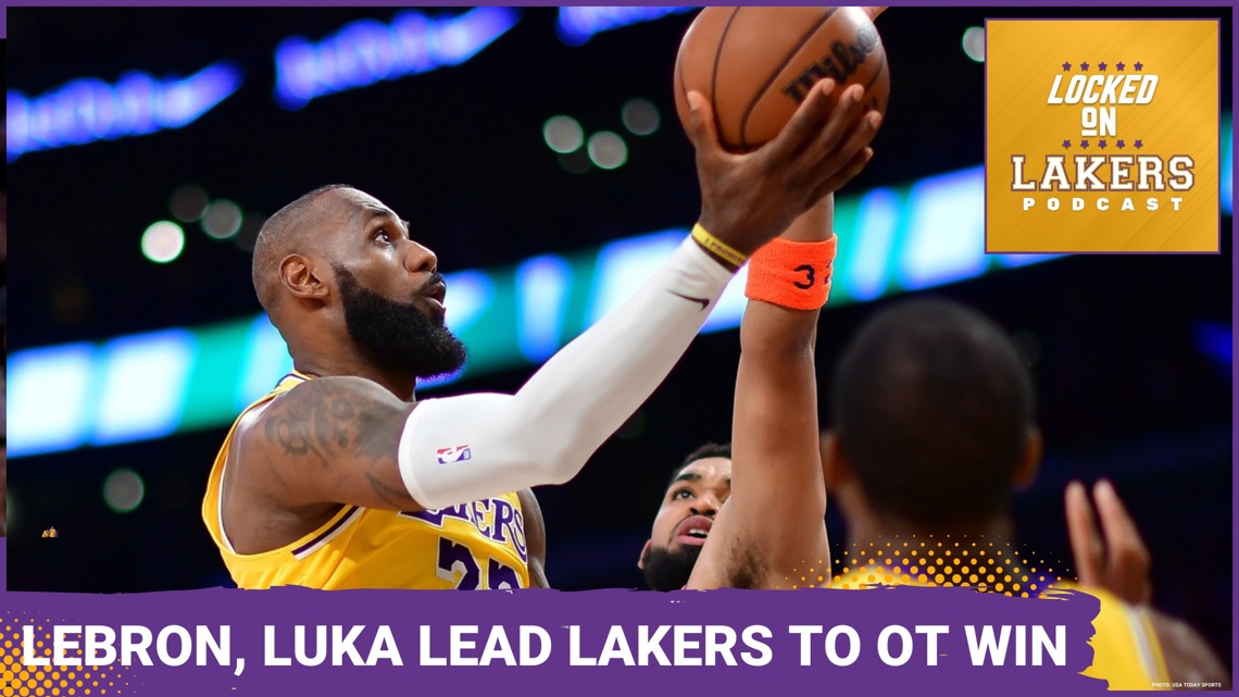 GRITTY LAKERS Steal 113-109 Win Vs. Knicks In OT, Get 40th Win of the Season | 12news.com