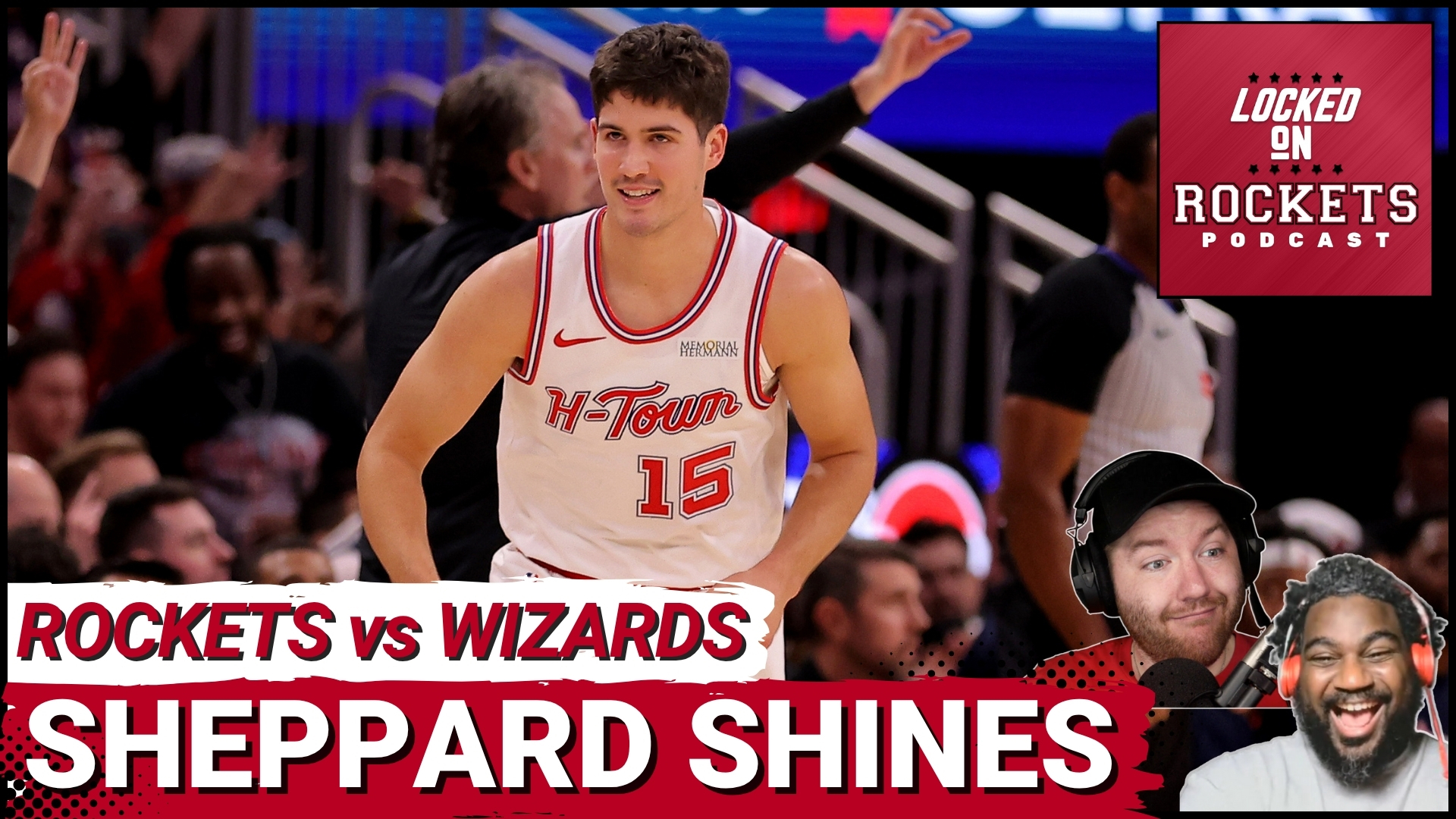 Reed Sheppard ERUPTS For 21 Points As Rockets STOMP Wizards | Houston's ...