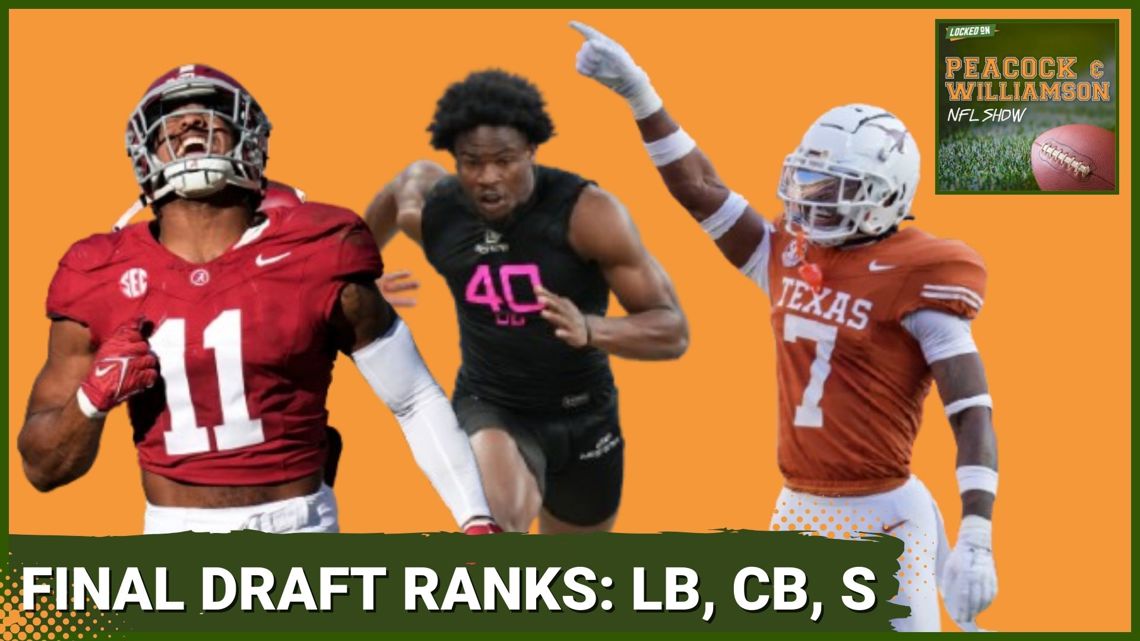 NFL Draft FINAL LB, CB, S Rankings | 12news.com