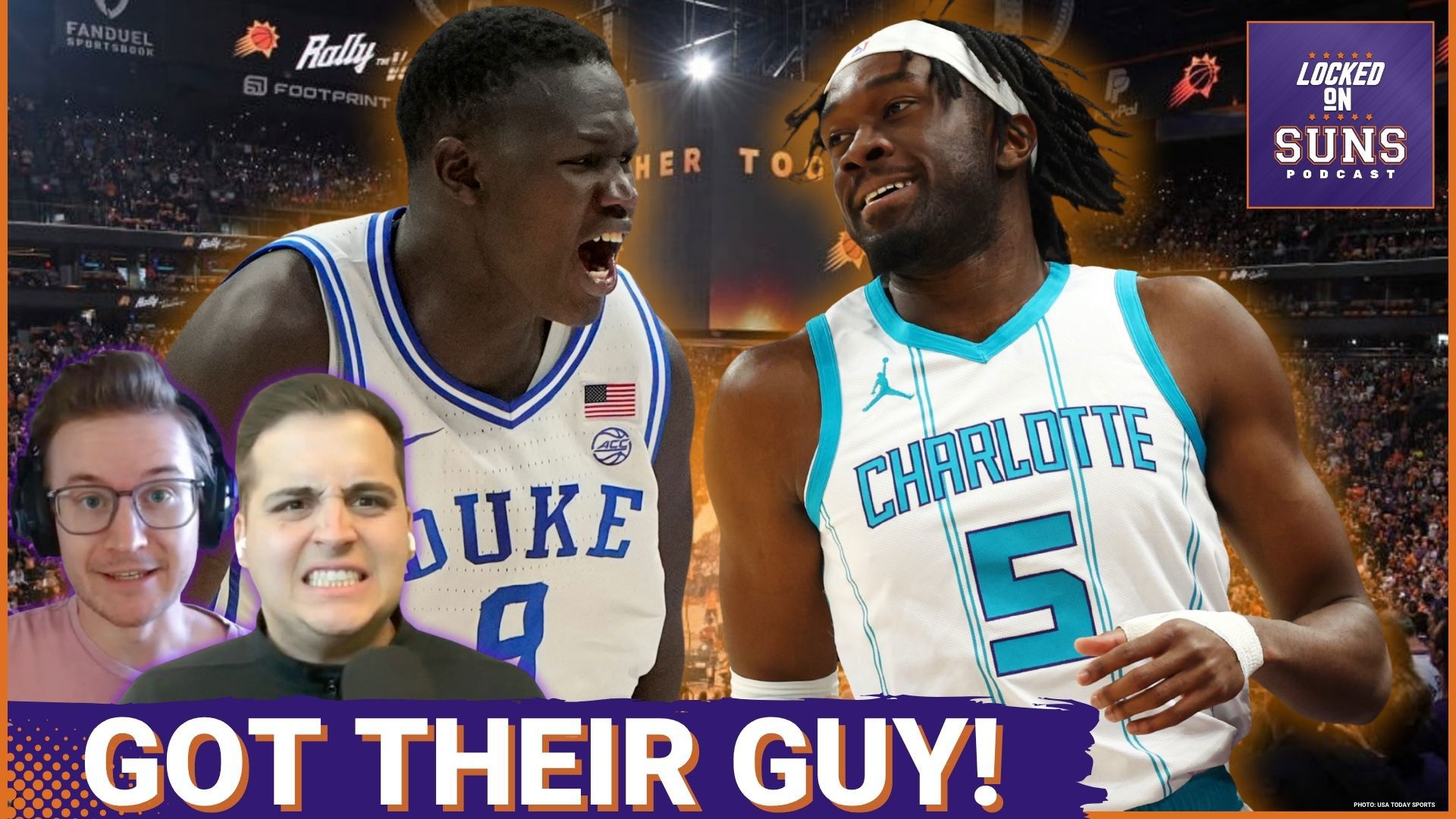 Suns Draft Night INSTANT REACTION: Khaman Maluach & Mark Williams To ...