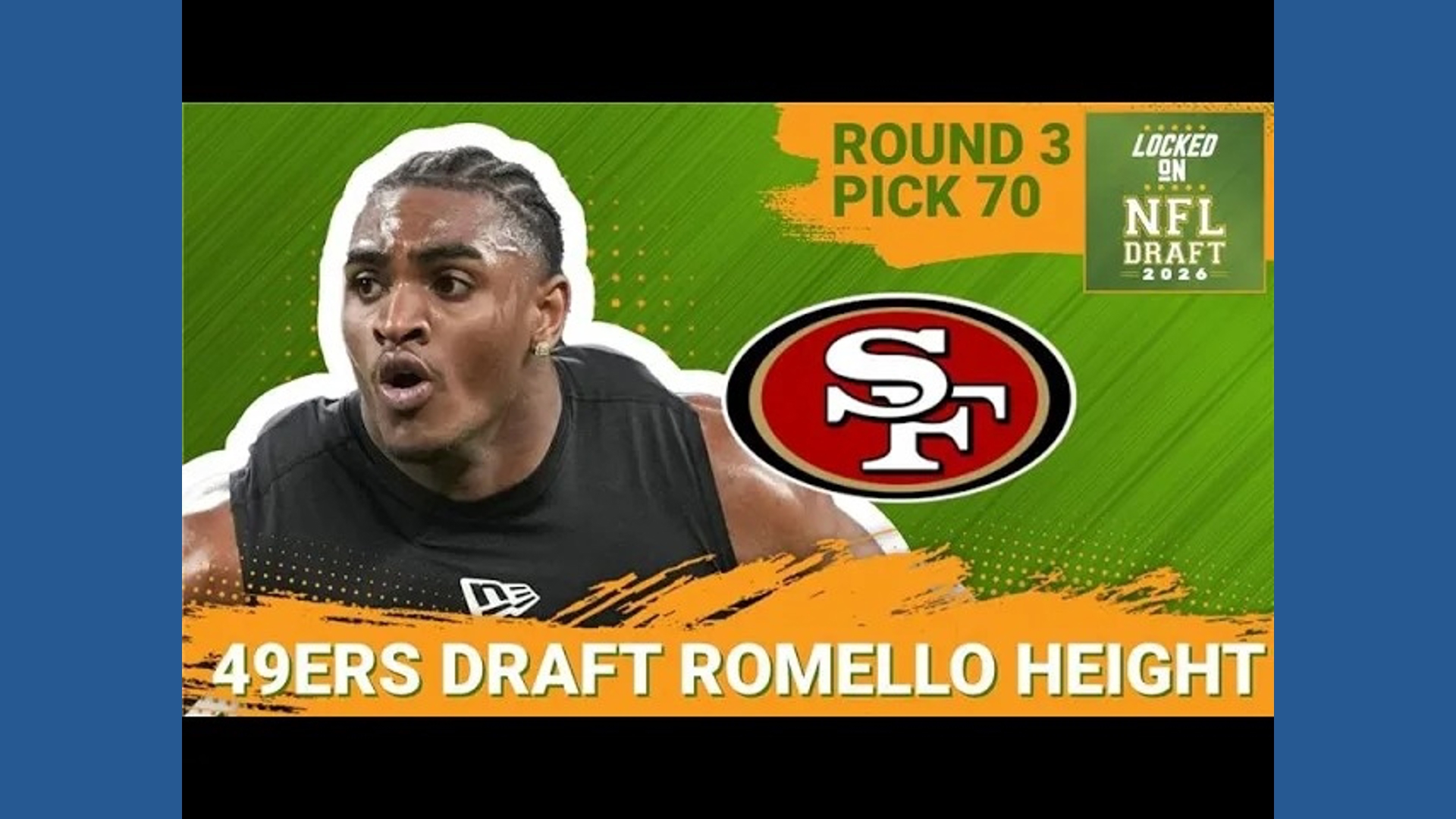 Locked On Draft Night | San Francisco 49ers | Romello Height | 12news.com