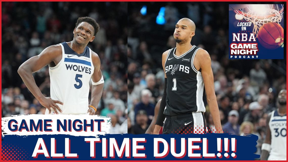 EPIC DUEL: Victor Wembanyama OUTLASTS Anthony Edwards as Spurs SHOCK ...