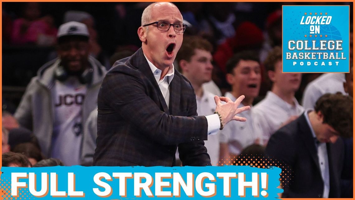 FULL STRENGTH: Braylon Mullins FINALLY Plays As UConn Bench EXPLODES Past Illini | Cam Boozer ...