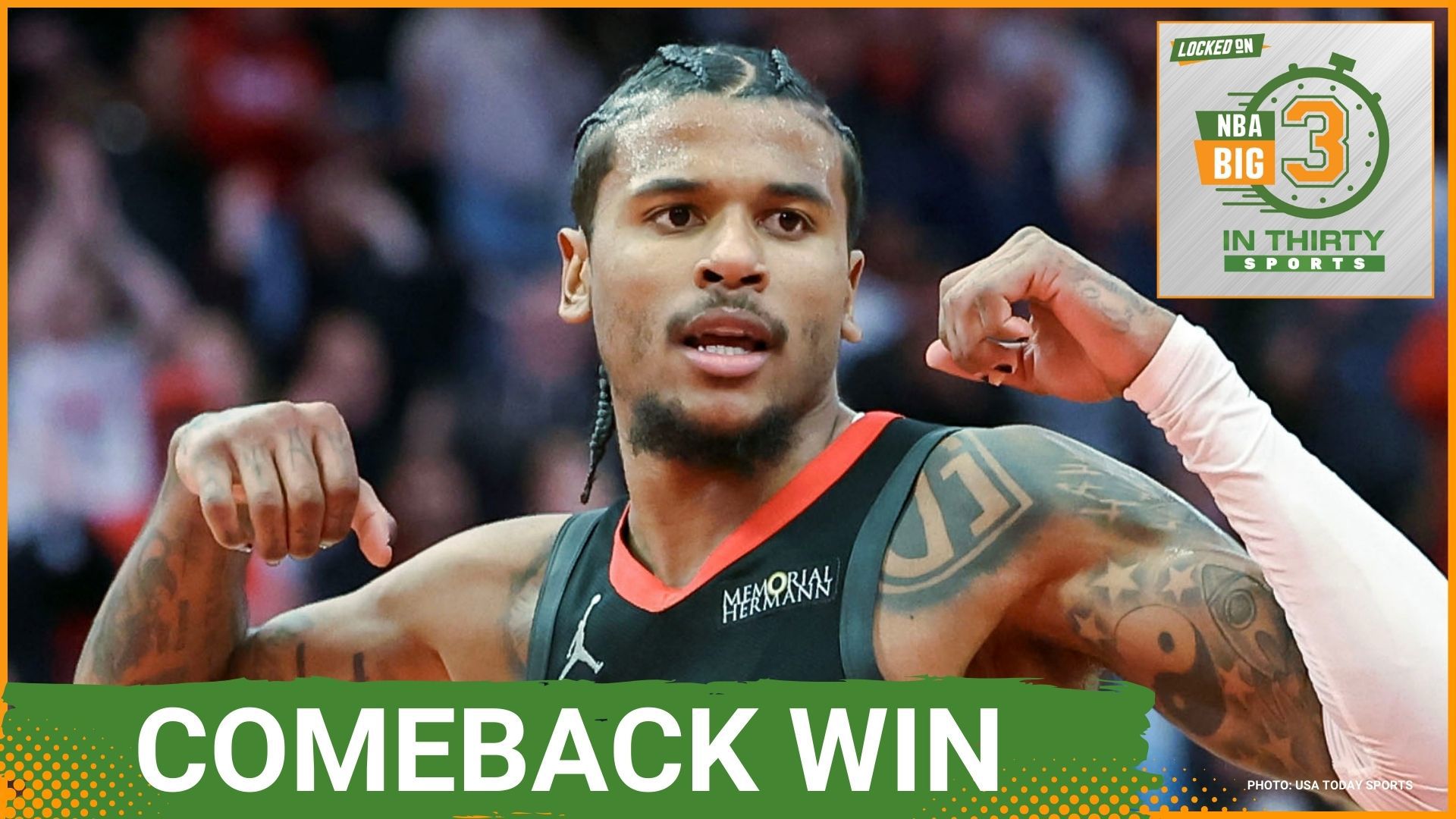 The Rockets Come Back to Beat Ja Morant and the Grizzlies | The Big 3 ...