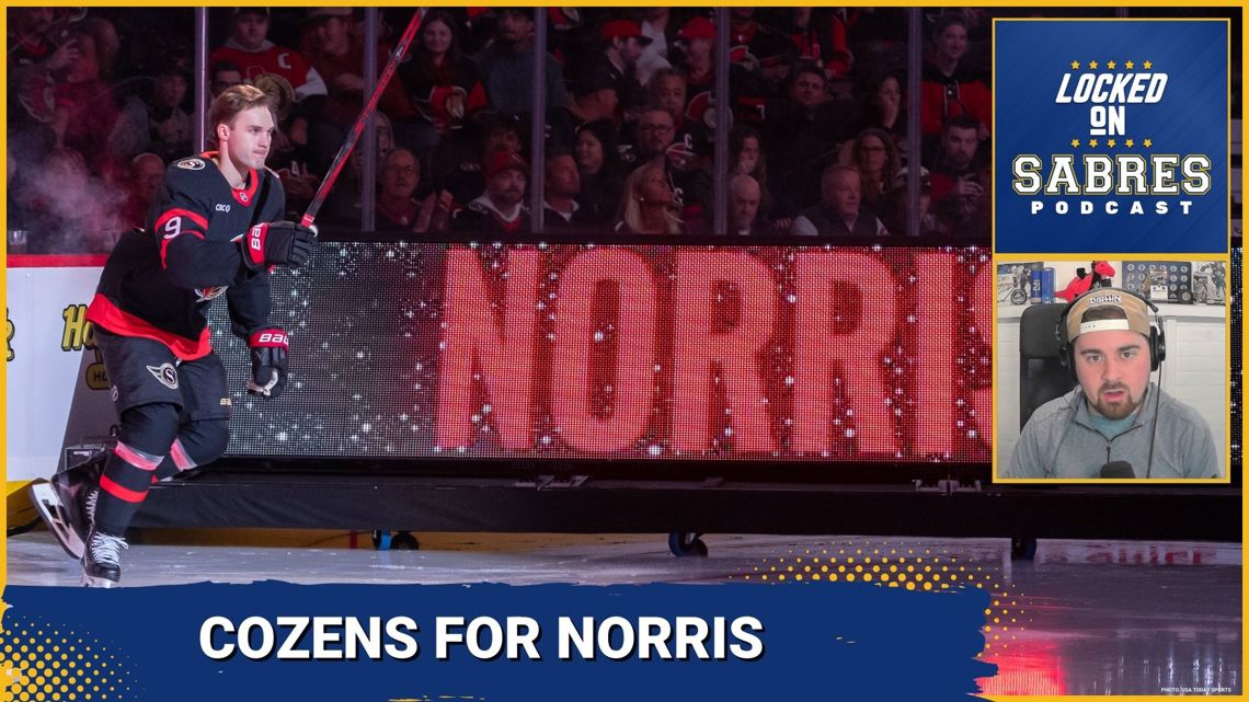 Sabres send Dylan Cozens to Ottawa for Josh Norris | 12news.com
