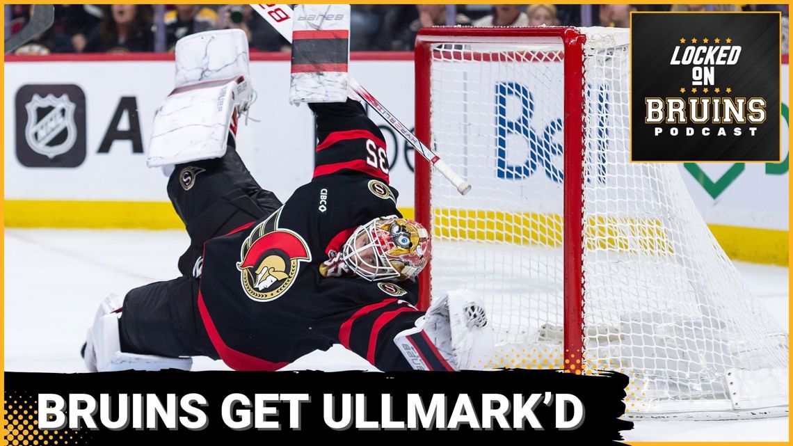Ullmark Outplayed Swayman in Setback for Bruins | 12news.com