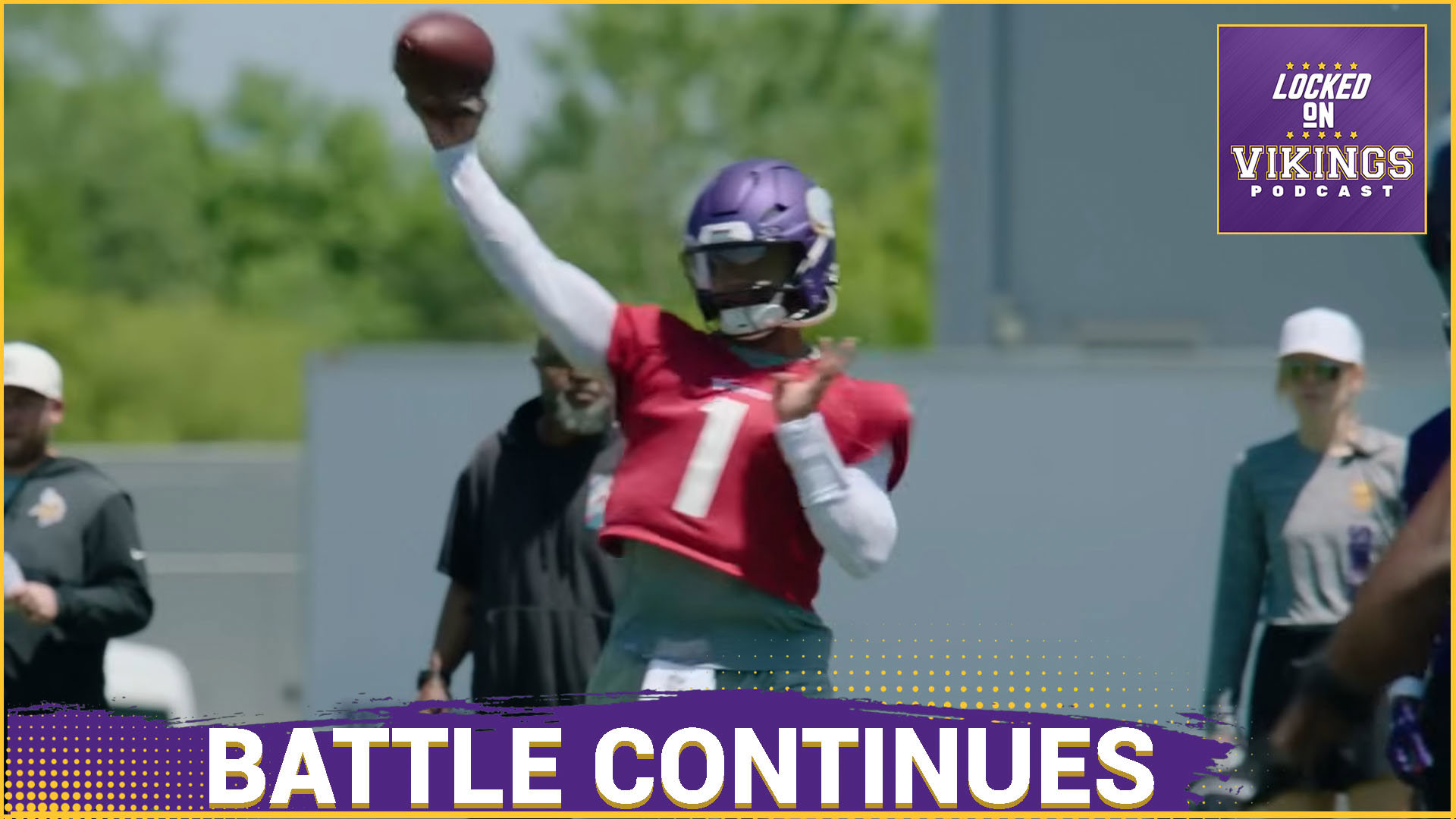 QB Competition HEATS UP At Minnesota Vikings OTAs | 12news.com