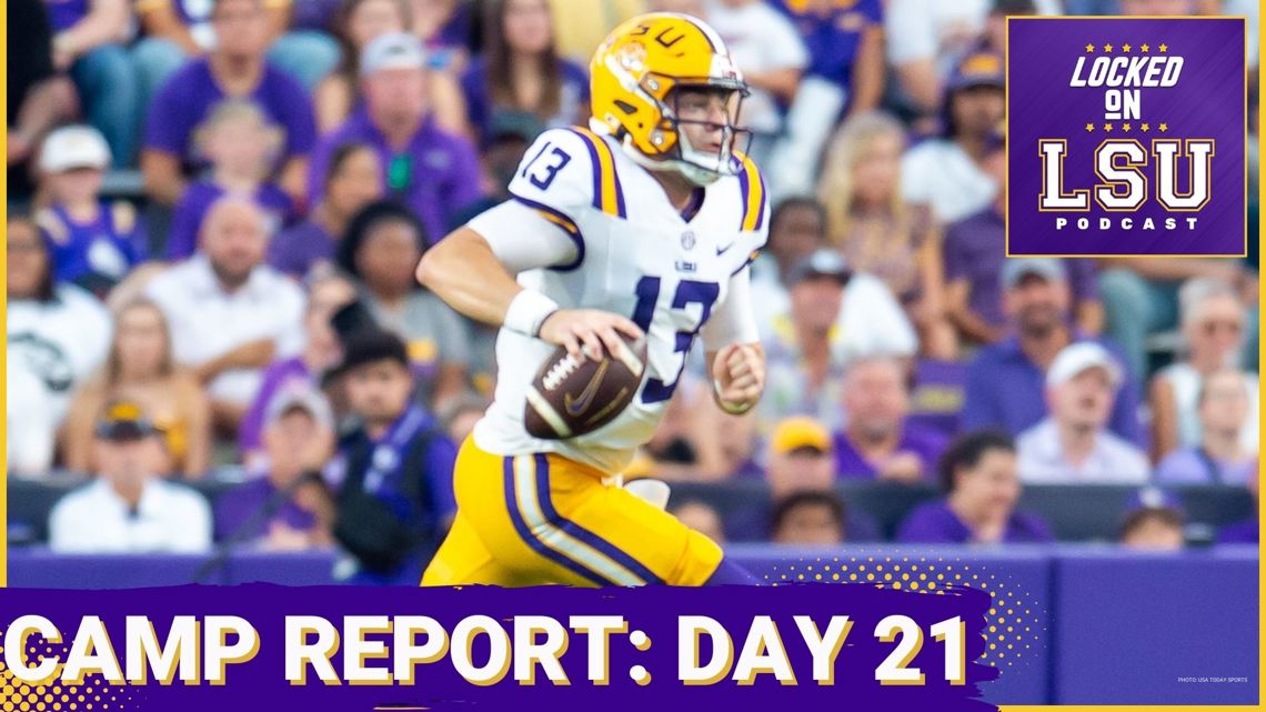 LSU’s Final Camp Practice: Defense Rises, QBs Collapse | 12news.com