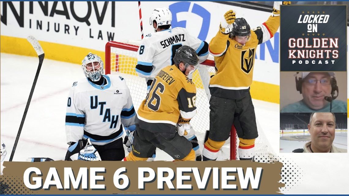 KNOCKOUT MODE: Vegas Golden Knights Aim to ELIMINATE Utah, Jack Eichel ...