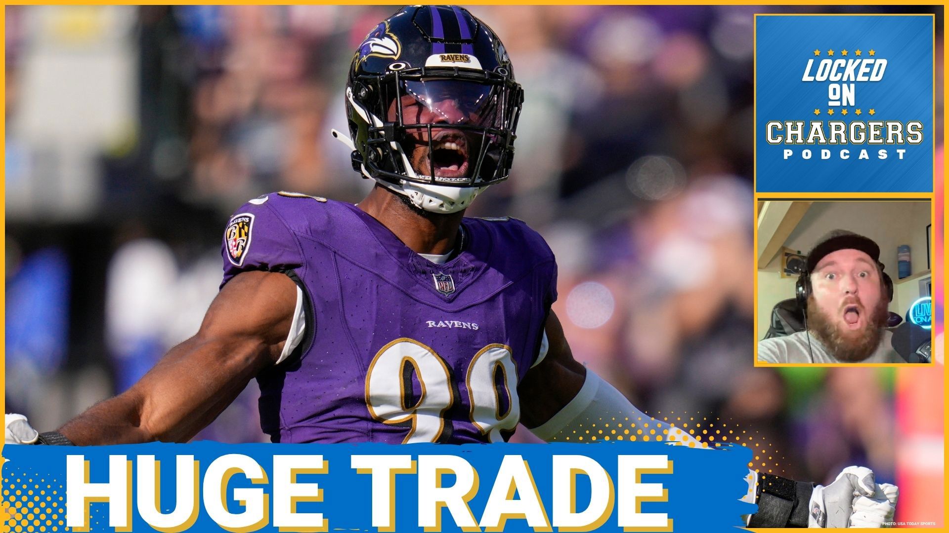 BOMBSHELL: Struggling Chargers Make HUGE Trade for Ravens EDGE Odafe Oweh Sending Away Alohi ...