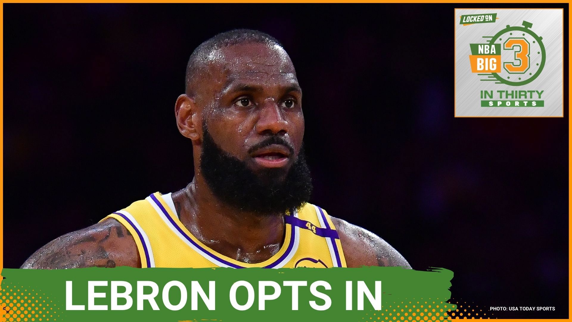 LeBron James Opts In Ands Sends Message to Lakers On Future | The Big 3 ...