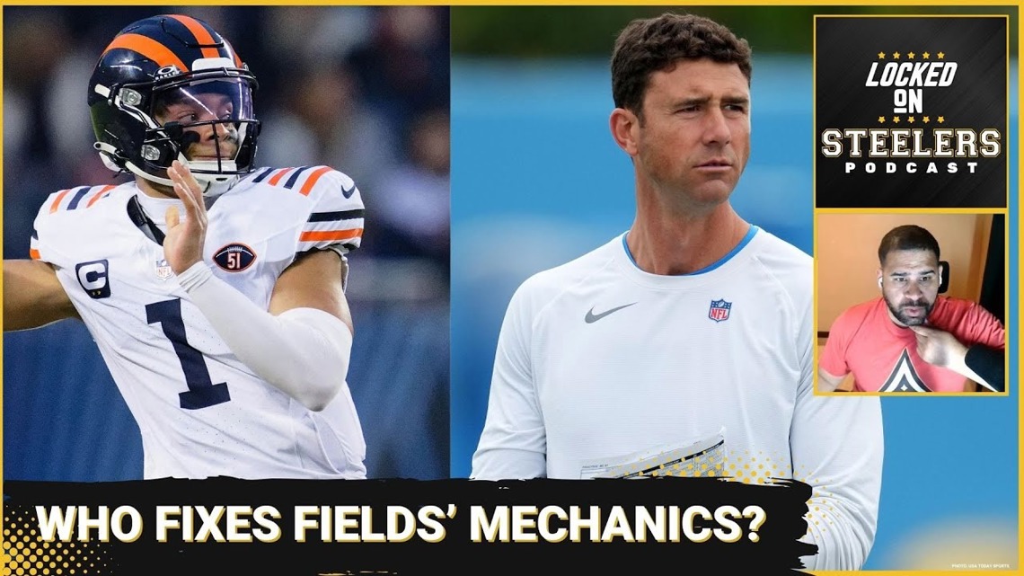 How Steelers' Justin Fields Fixes Mechanics w/QBs Coach Tom Arth ...