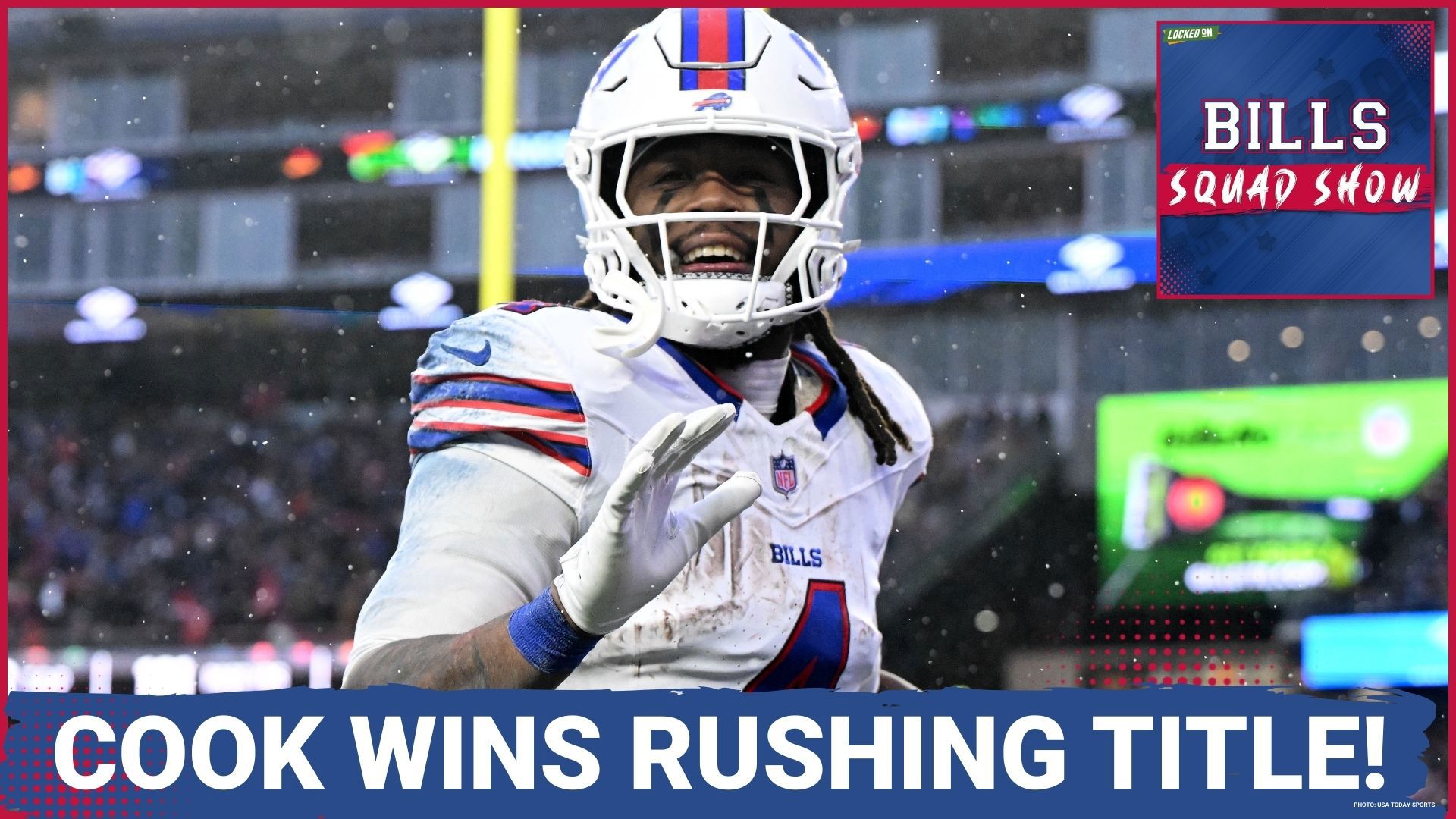 BILLS SQUAD SHOW: James Cook Claims Rushing Title, Jets Win Reaction ...