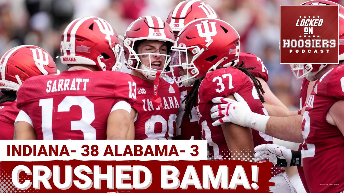 REACTION: Indiana CRUSHES Alabama in the Rose Bowl, PROVES the doubters ...