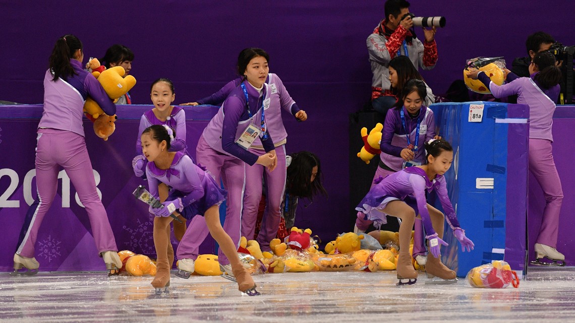 Why people throw Winnie the Pooh at skater Yuzuru Hanyu | 12news.com