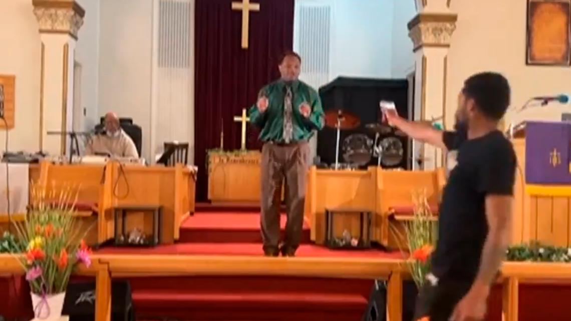 Man tries to shoot pastor during church service, police say | 12news.com