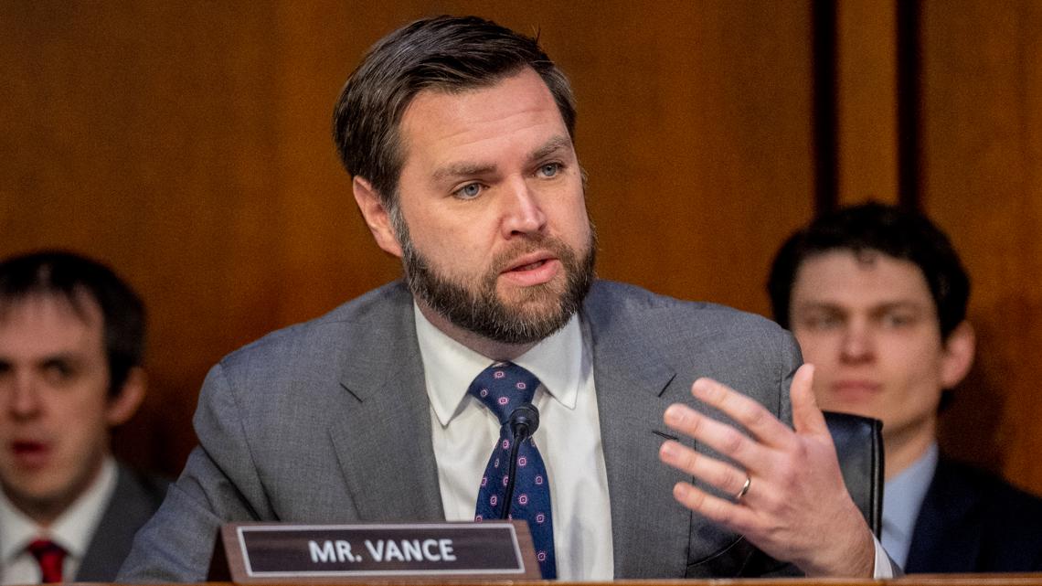 JD Vance to resign from the Senate at midnight | 12news.com