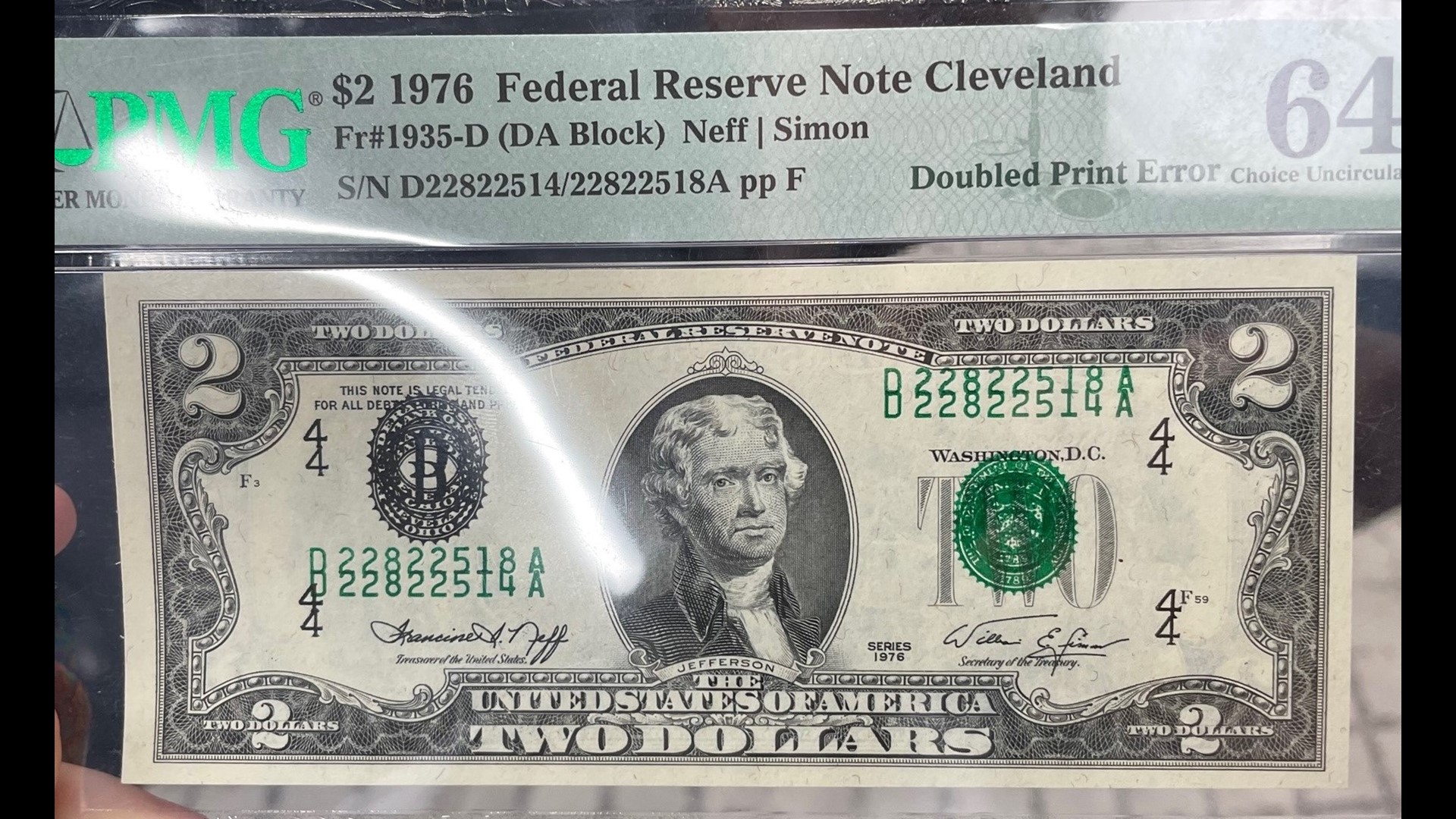 Two-dollar bill sold for thousands at auction goes viral | 12news.com