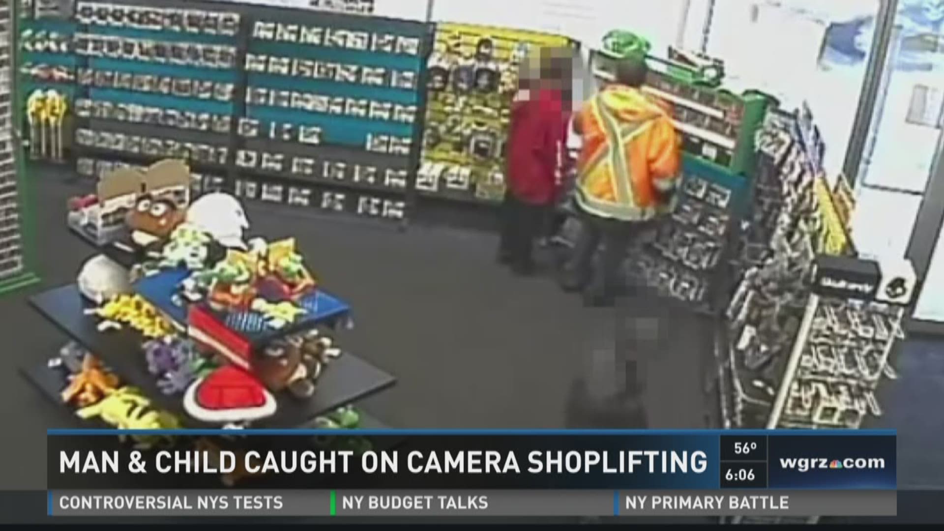 Father and son caught on camera stealing from store | 12news.com