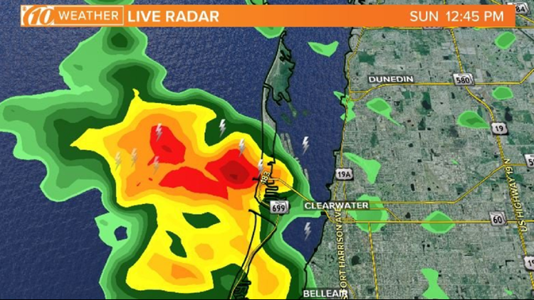 Clearwater beach lightning strike injures 8 people | 12news.com