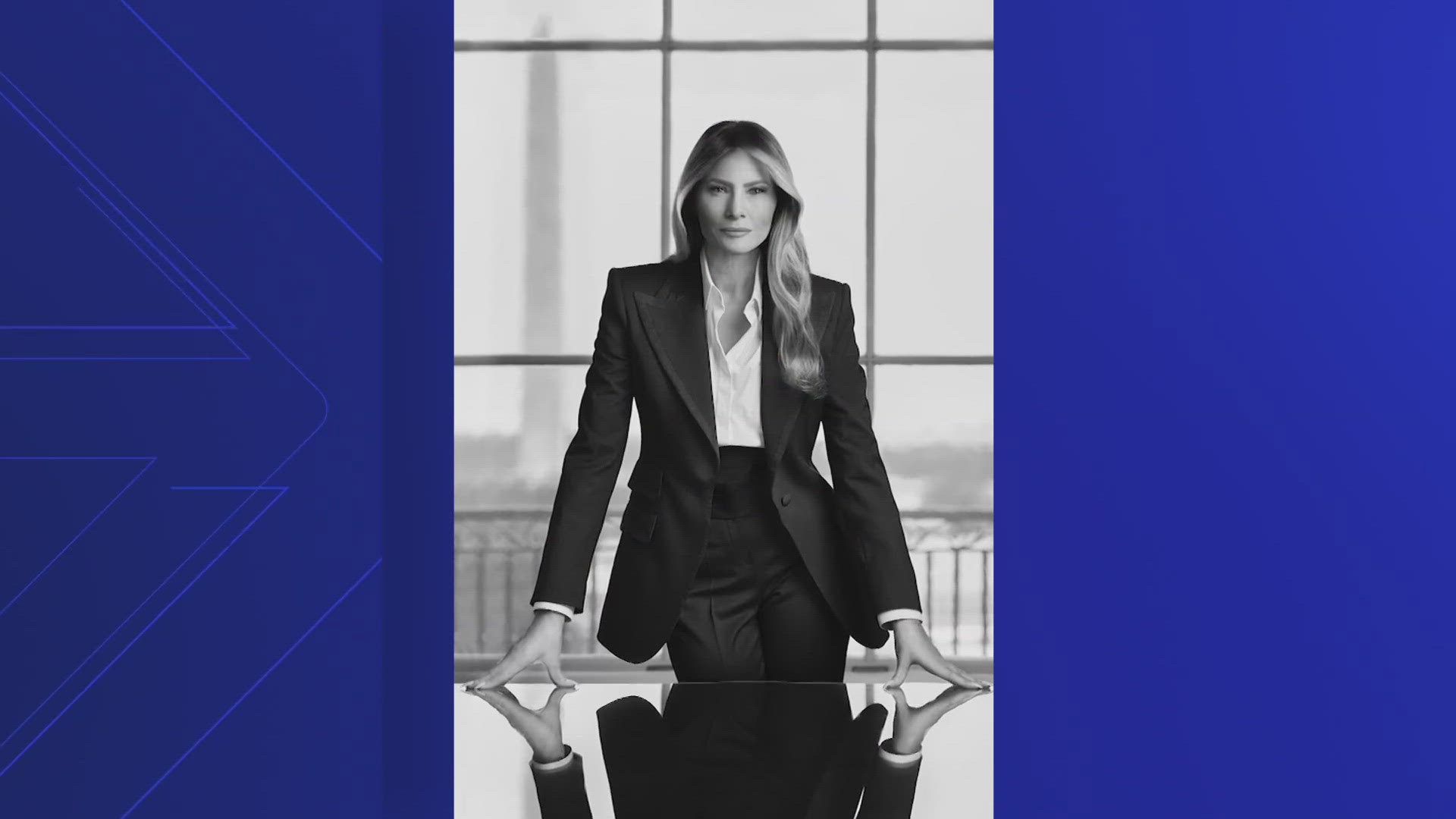 Melania Trump poses for 2025 White House portrait | 12news.com