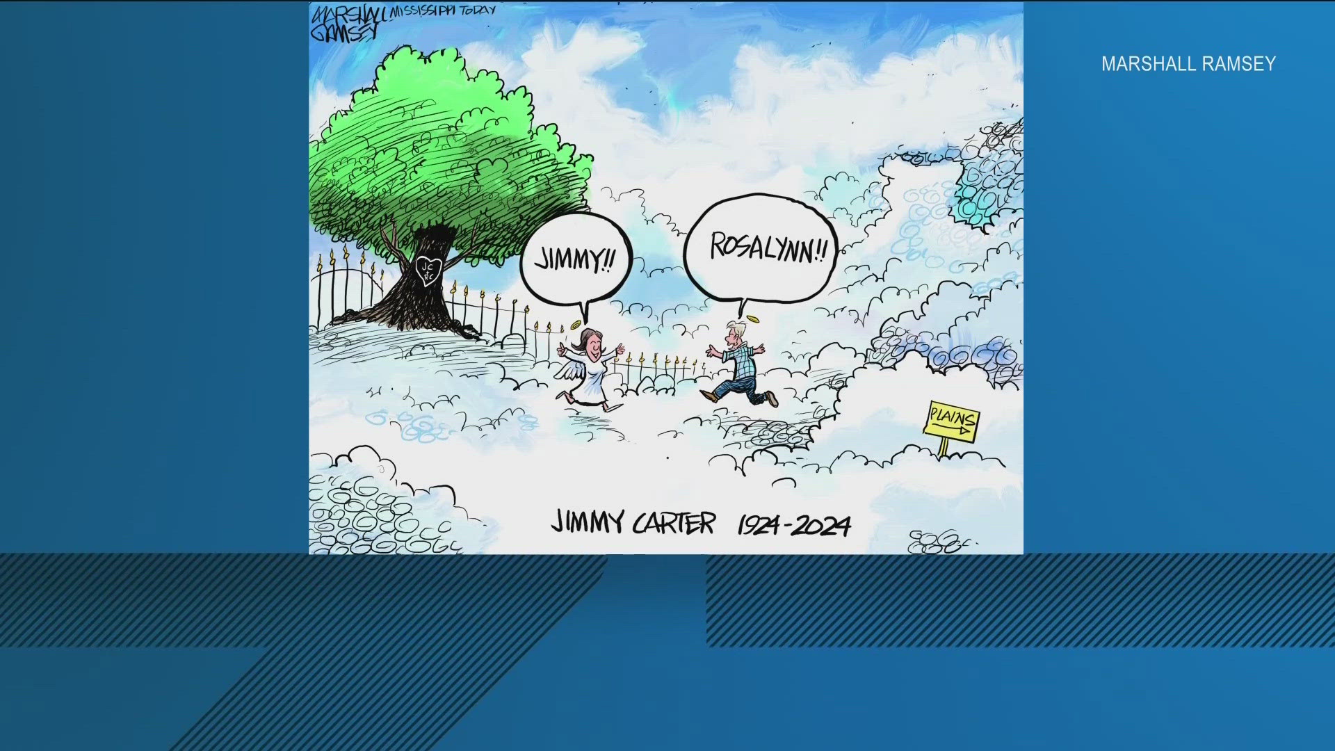 Jimmy Carter cartoon created by Georgia native | 12news.com